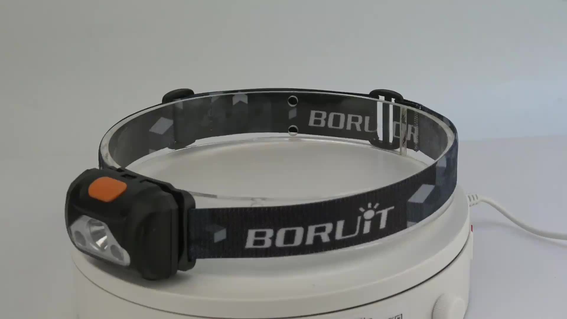 Mini Portable Bright Red Light Headlight 200 Lumens 3aaa Battery Longer ...