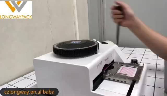 Character Pvc Card Embosser Manual Embossing Machine For Id Vip ...