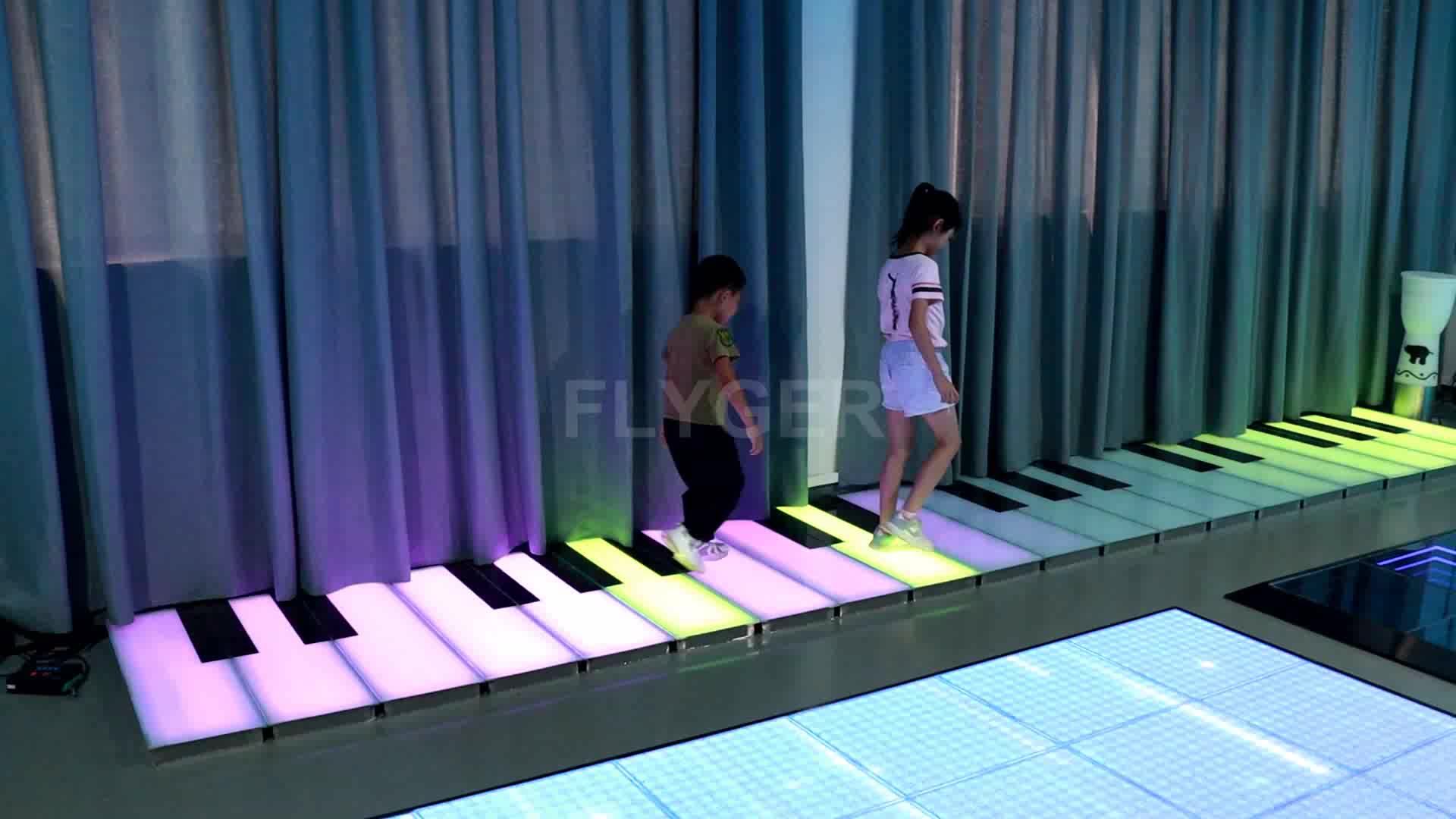 Interactive Ip67 Waterproof Rgb Color Changing Piano Led Dance Floor ...