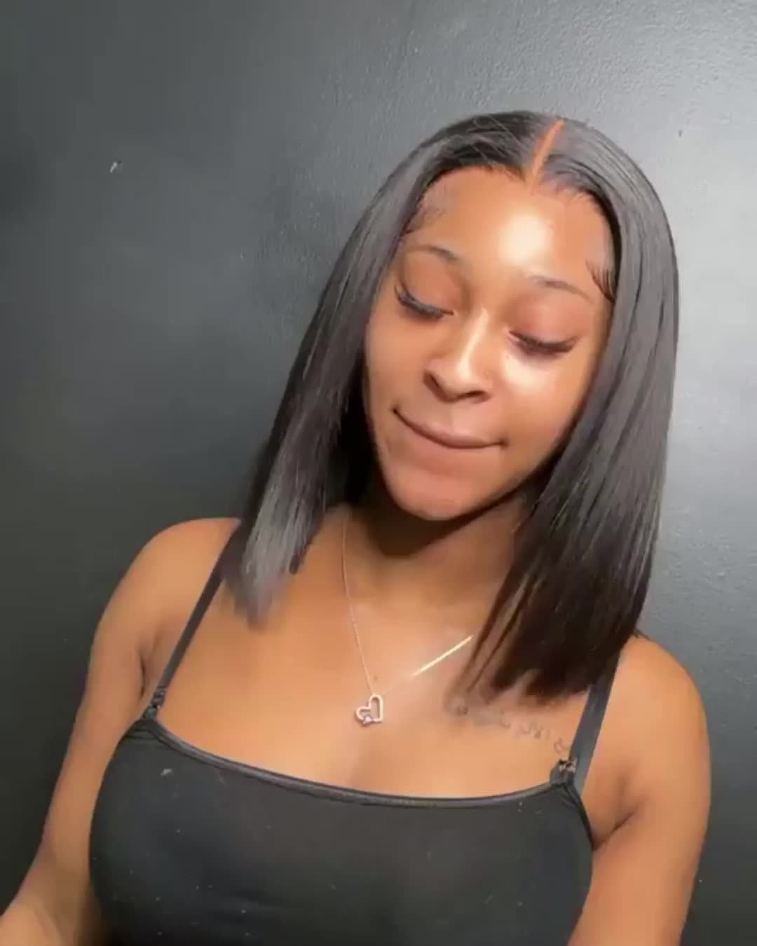 Wholesale 12a Bone Straight Double Drawn Bob Wig Cuticle Aligned Hair ...