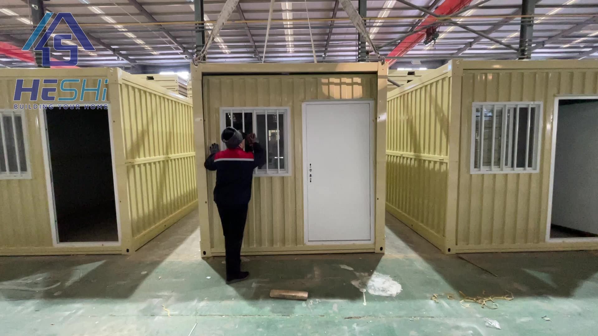 Waterproof Prefabricated Foldable House Stackable Prefab Mobile House ...