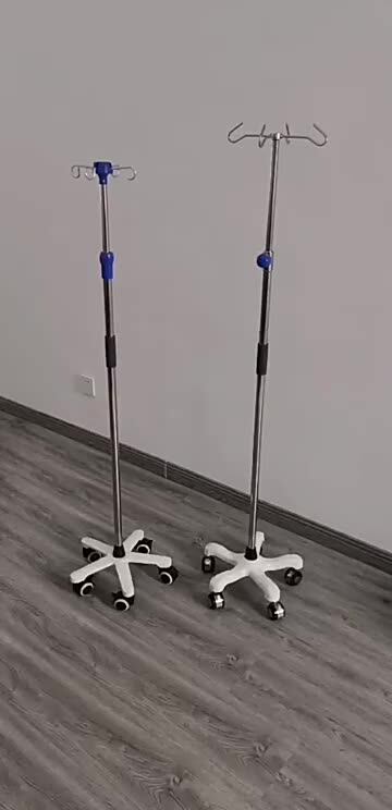 Winfair Hospital Medical Heavy Duty Iv Drip Infus Infusion Pump Pole ...