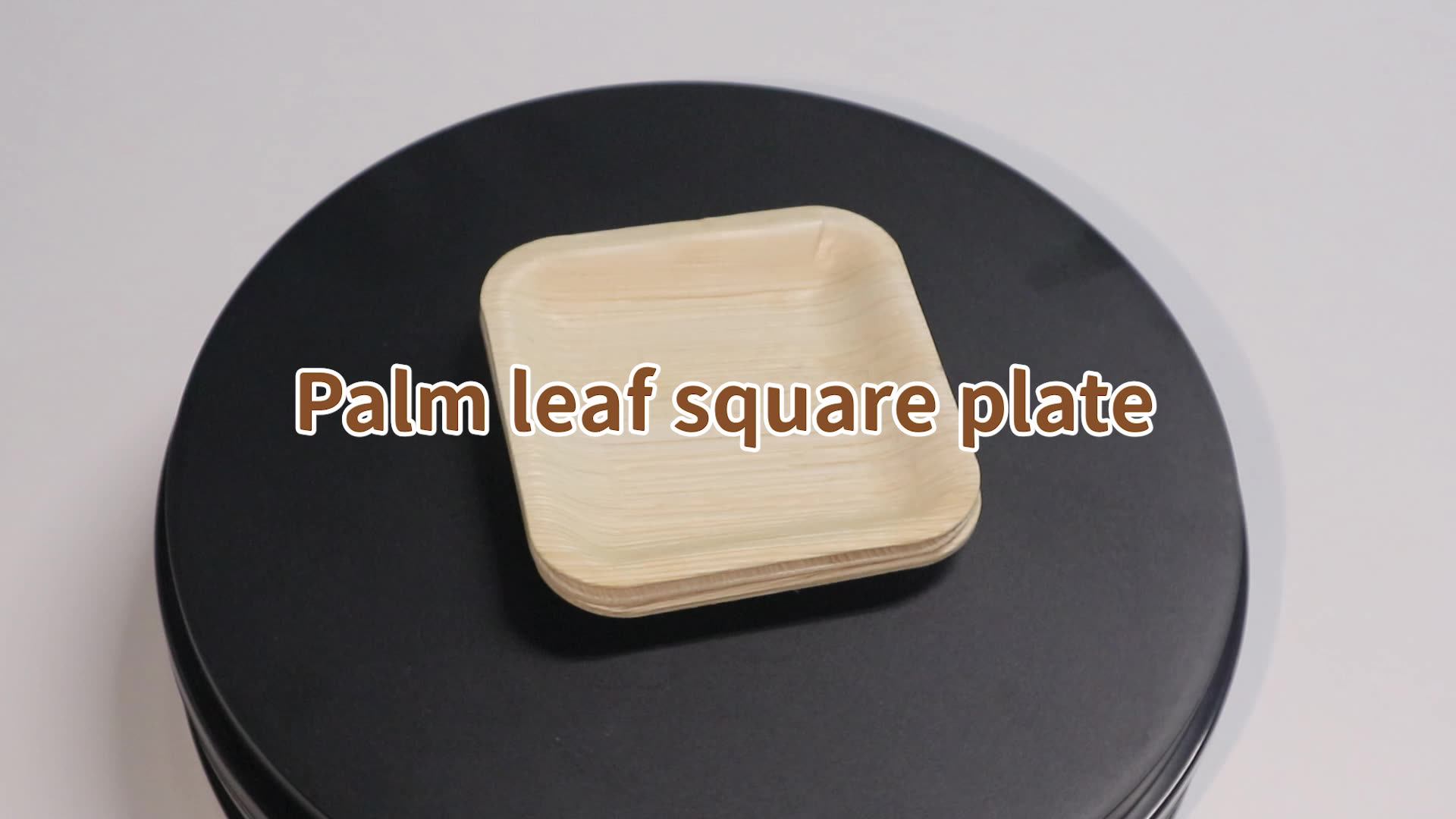 Strong Disposable Areca Palm Leaf Square Plates/palm Leaf 6" 8" 10" Set ...