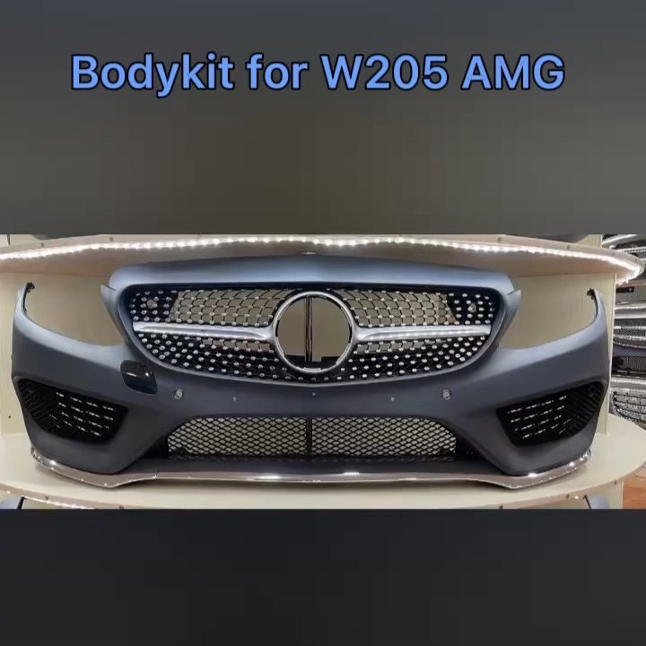 메르세데스 Amg 스타일 C200 C300 2058801840 용 전면 범퍼 어셈블리 - Buy W205 Amg 앞 범퍼 ...