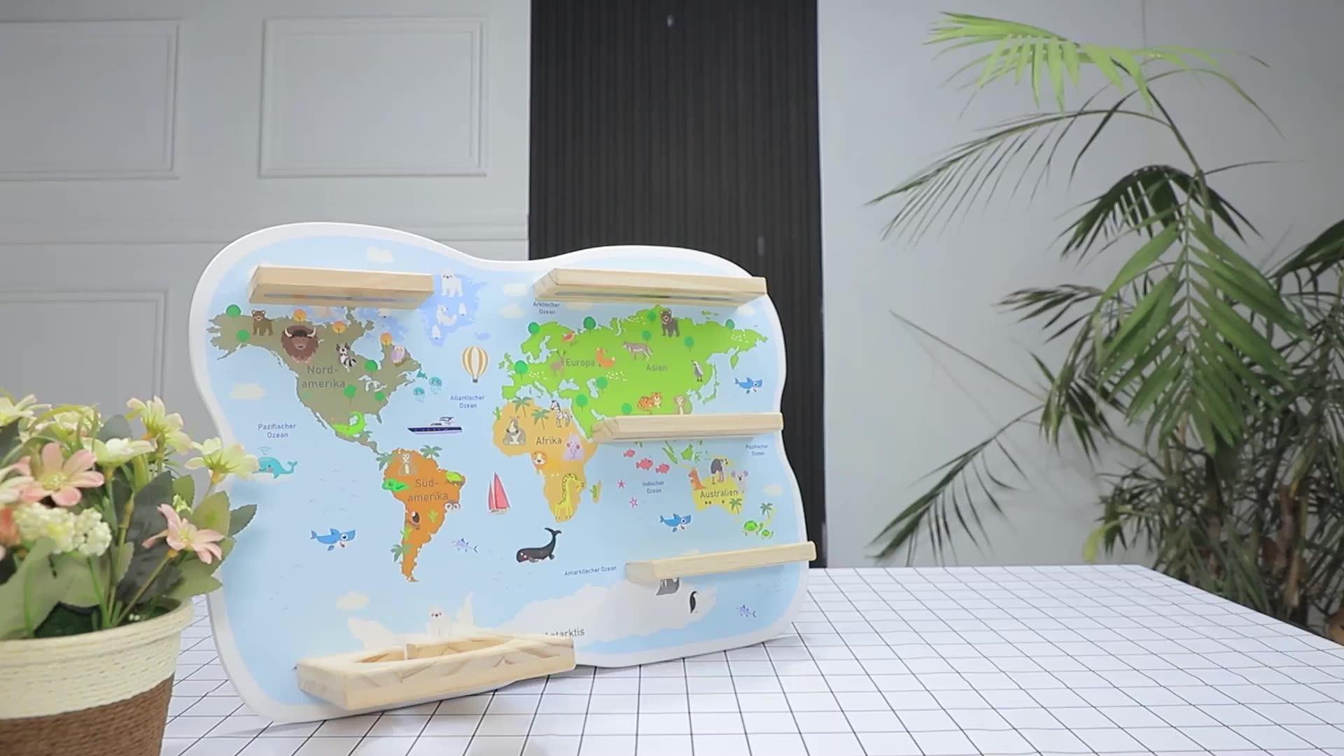 Wood Wall Mounted Shelf Wooden Toniebox Starter Set Tony Box Shelf With ...