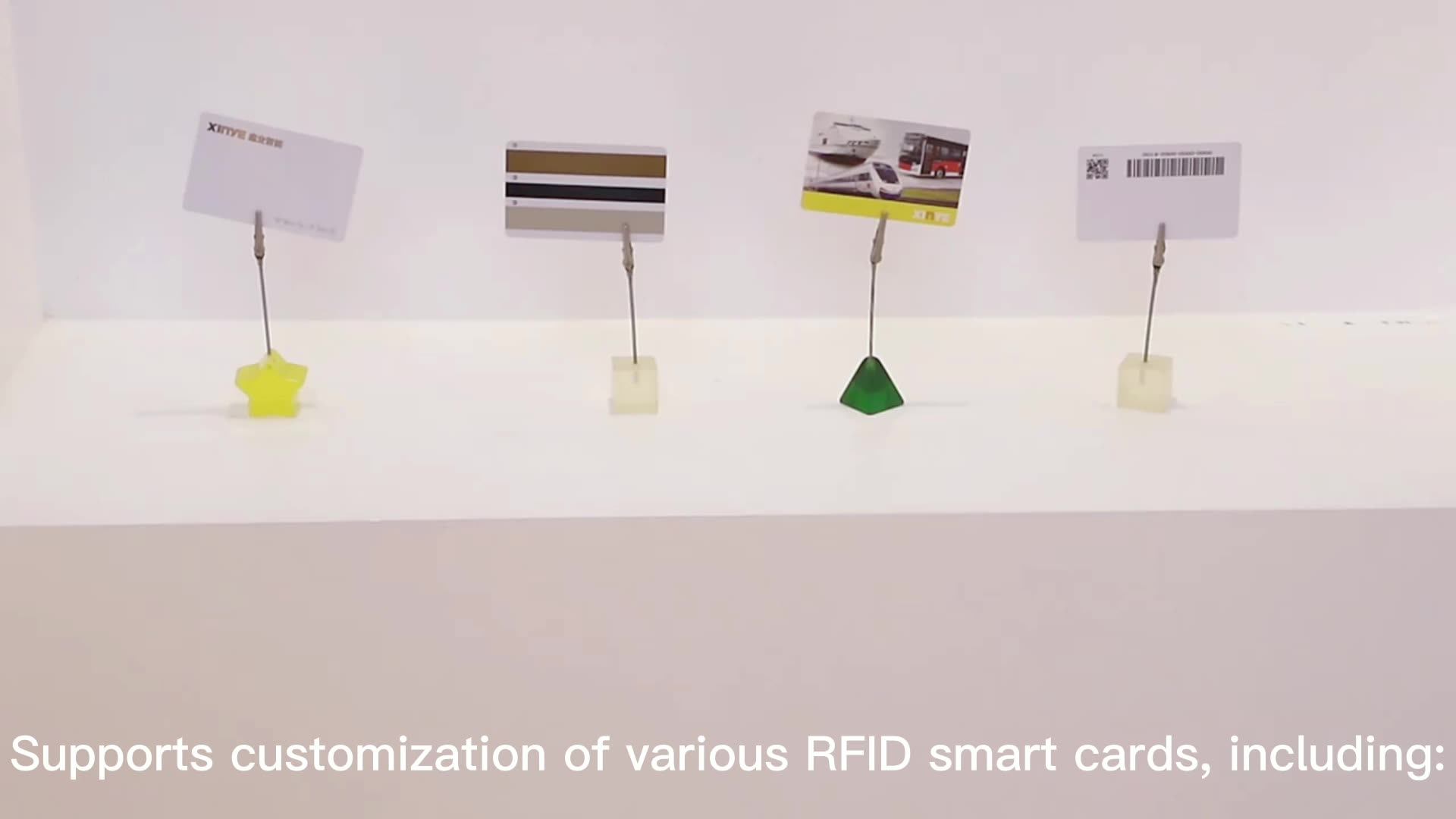 Custom Hf 13.56mhz Smart Nfc Card N-tag213/215 Programmable Pvc Plastic ...