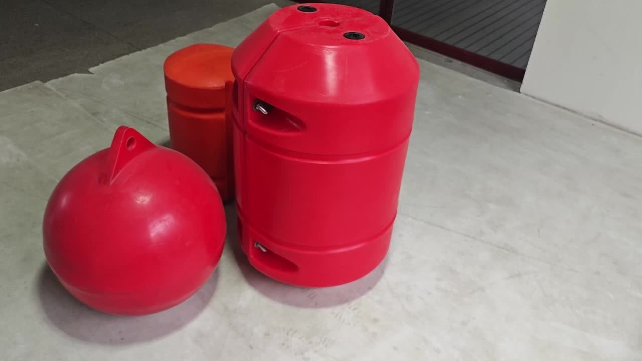 Vicking Eco Friendly Plastic Floating Cylinder Buoy Floating Pontoon Marine Buoys Water Barrier ...