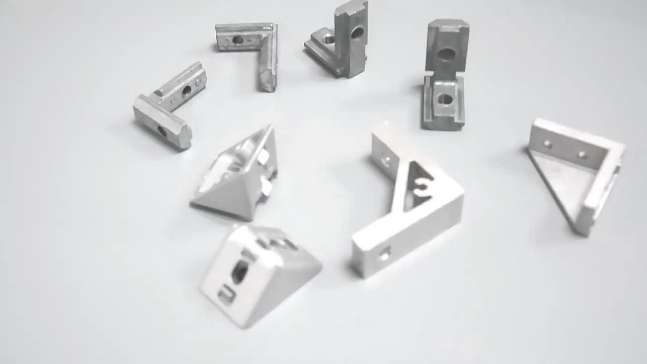2020 Series Aluminium T Slot Extrusion Inside Angle Corner Bracket ...