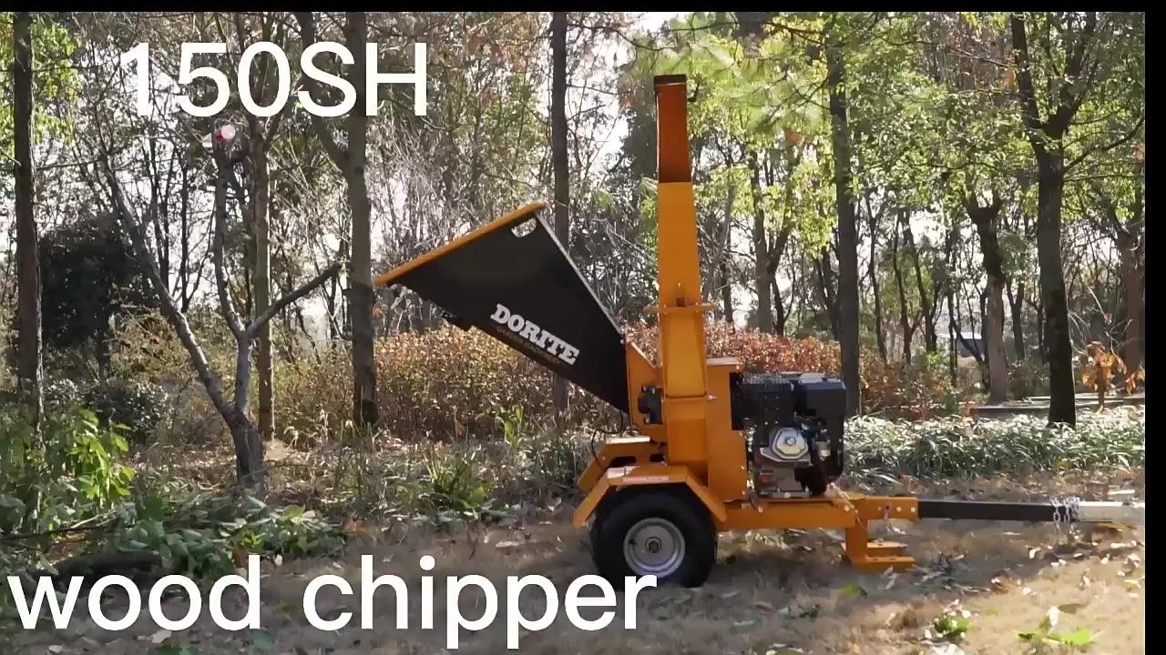 Hot Sale Heavy Duty Self-propelled Gasoline Started Disc Wood Chipper ...