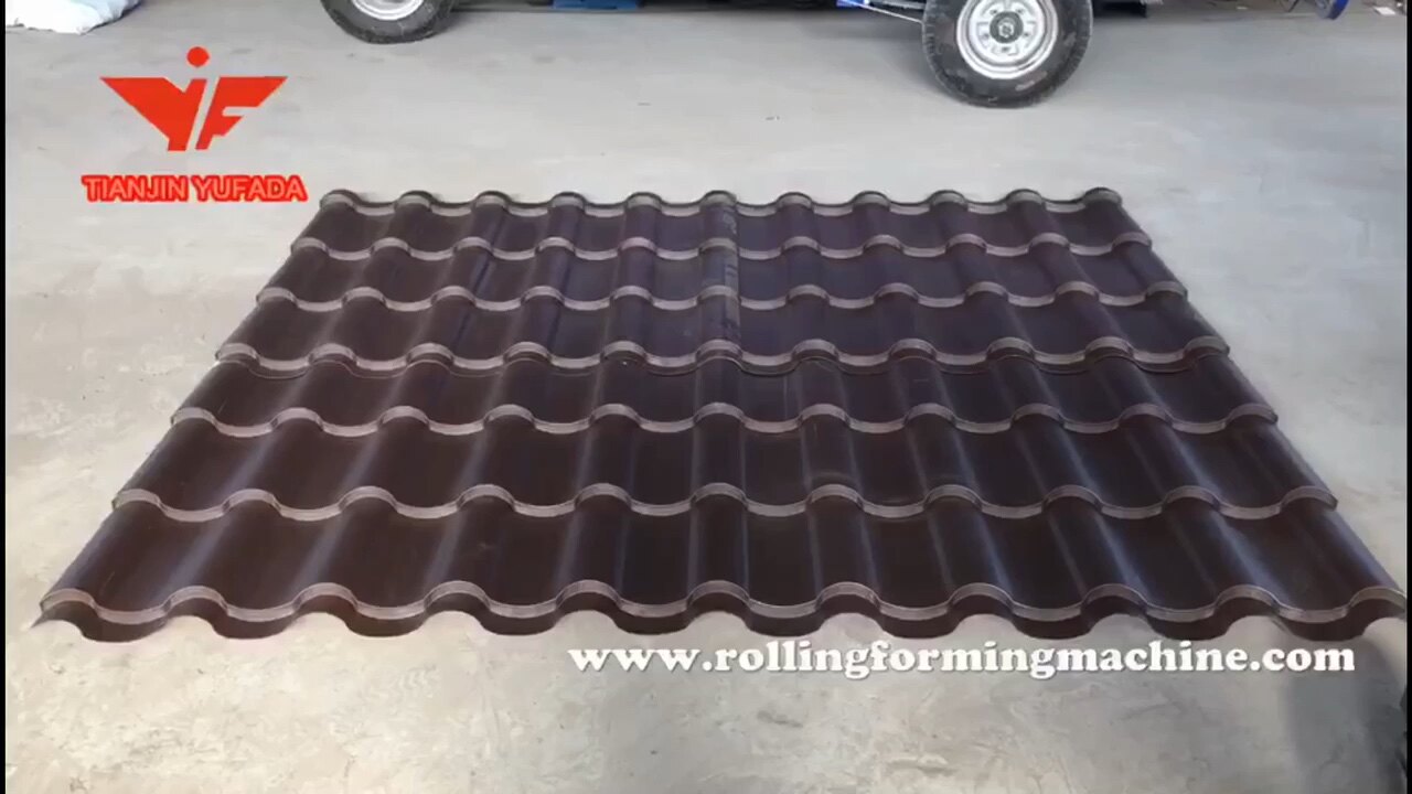 Cheap Factory Price China Made Roof Profile Tile Machine Ceramic Glazed ...