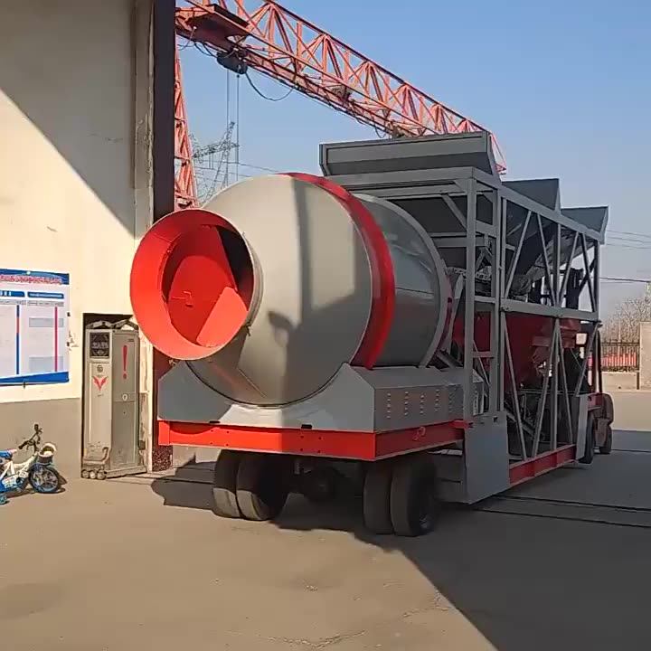 Large Cold Mix Asphalt Plant Batch Plant Cement And Sand 25m3/h Precast ...