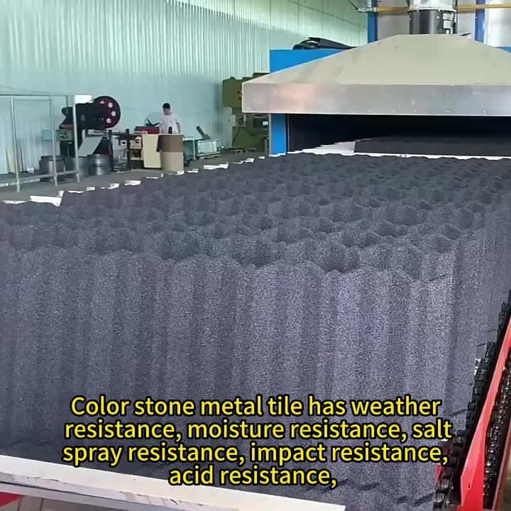 To Ensure Satisfactory Steel Roof Tile Stone Coated Metal Roof Tile ...