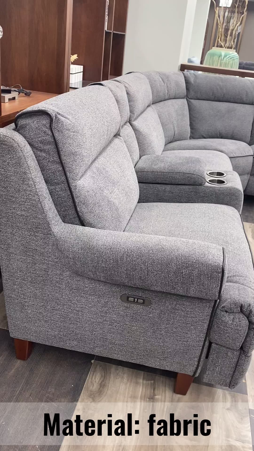 Manwah Cheers Living Room Furniture Sectional Leather And Fabric Luxury ...