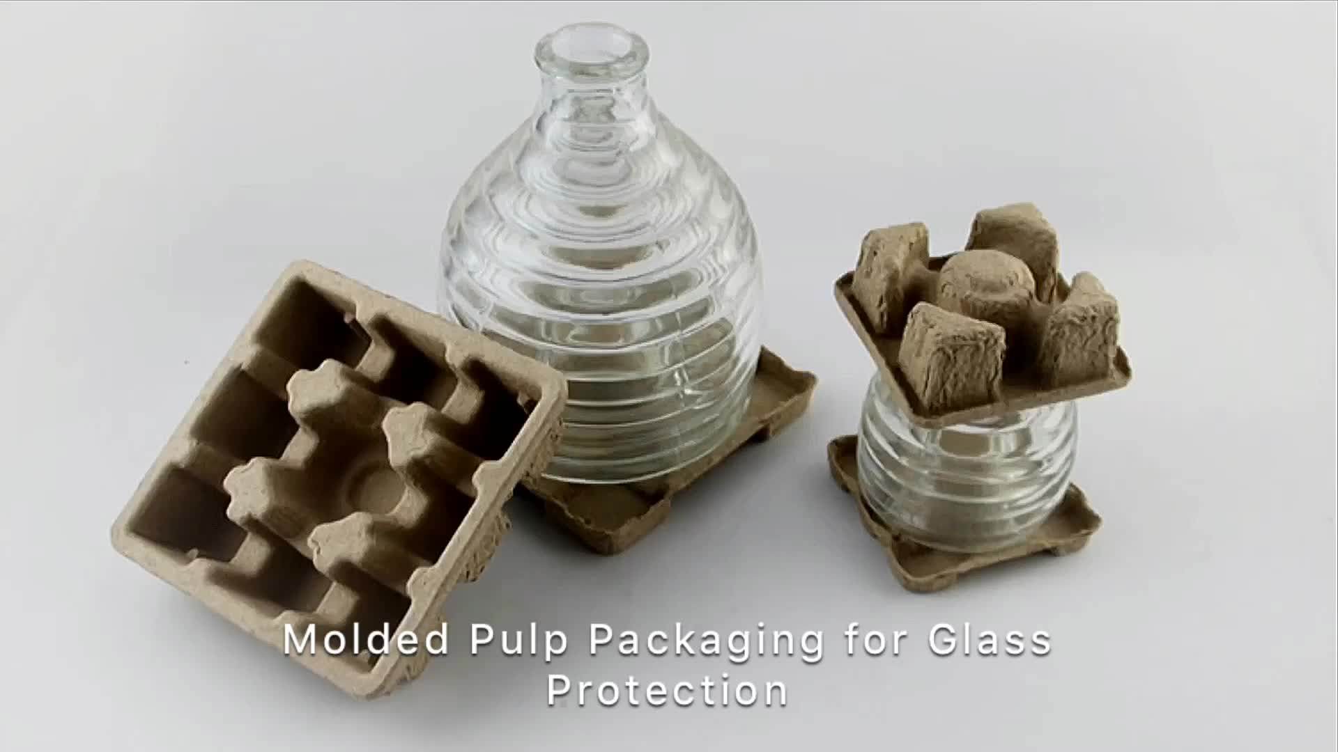 Wet Press Molded Paper Pulp Tray - Buy Wet Press Tray,Molded Tray ...