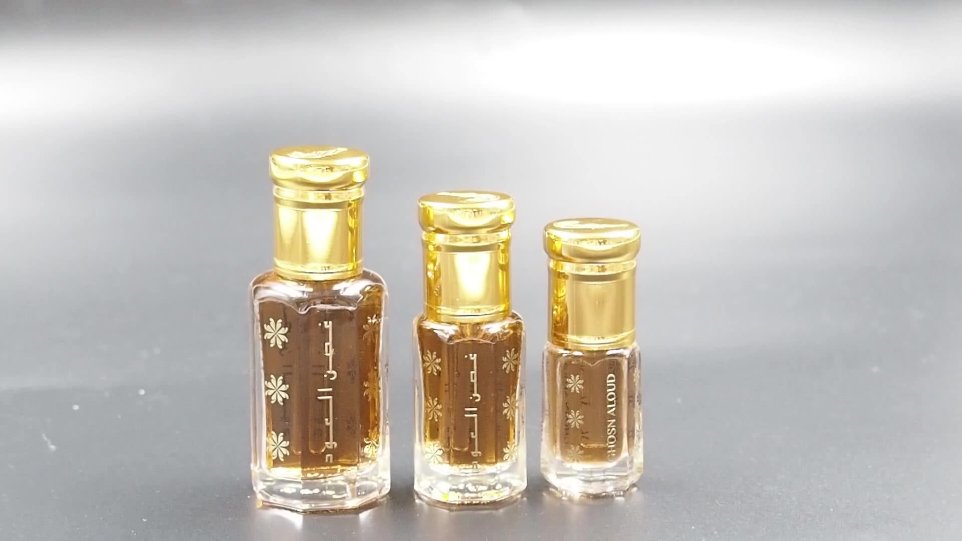 3ml 6ml 12ml Fancy Octagon Arabic Perfume And Oil Glass Tola Bottle ...
