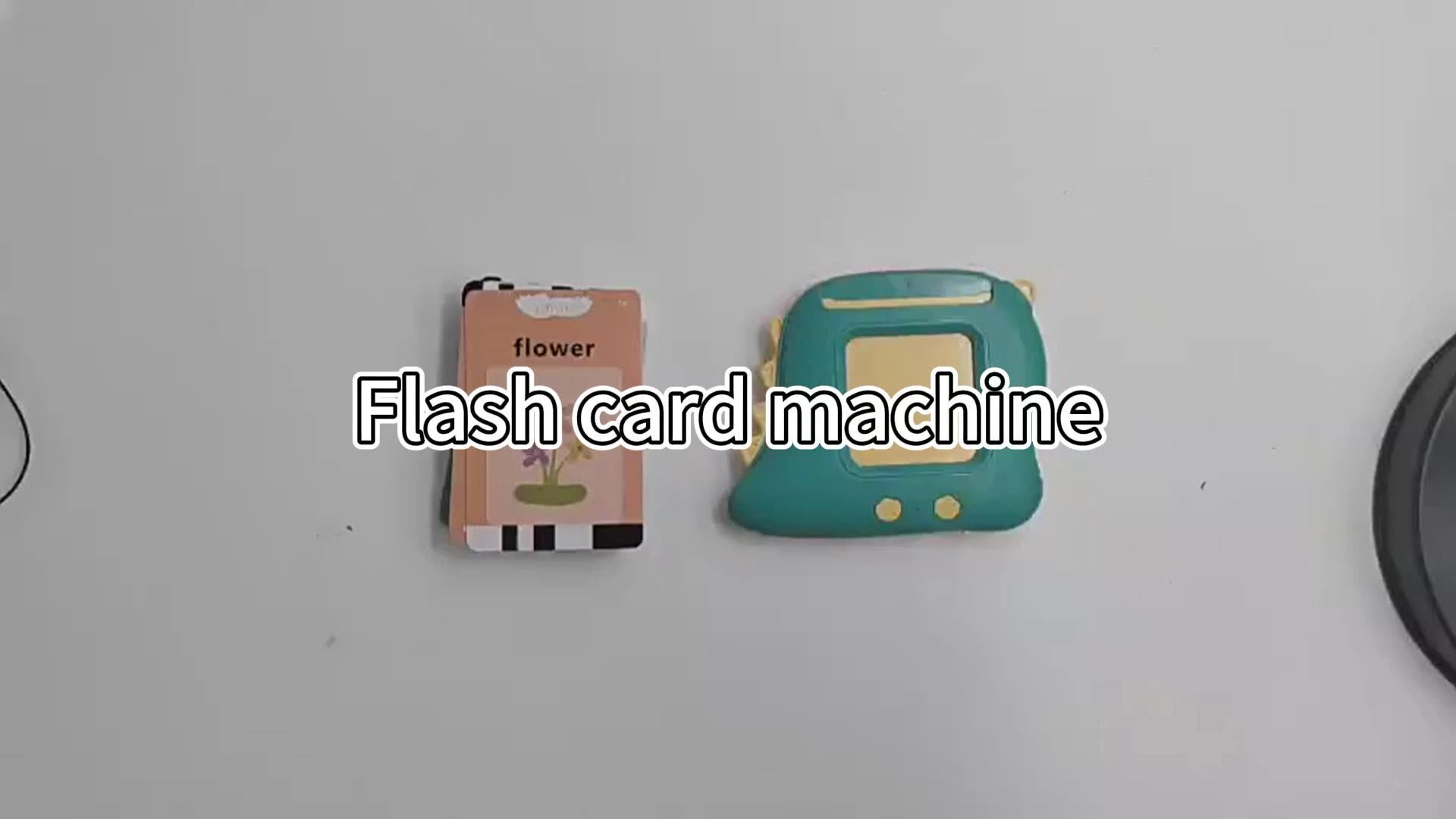 Talking Flash Cards Machine Learning Device Educational Kids Phonics ...