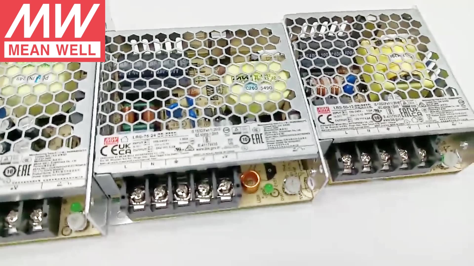 Original Mean Well 12v Lrs Series 35w 50w 75w 100w 200w 350w 450w 600w Switching Power Supply ...