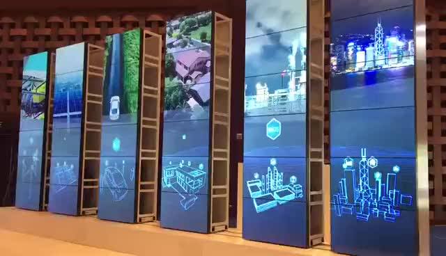 3*4 LCD video wall 46 inch LED indoor display video wall system Video ...