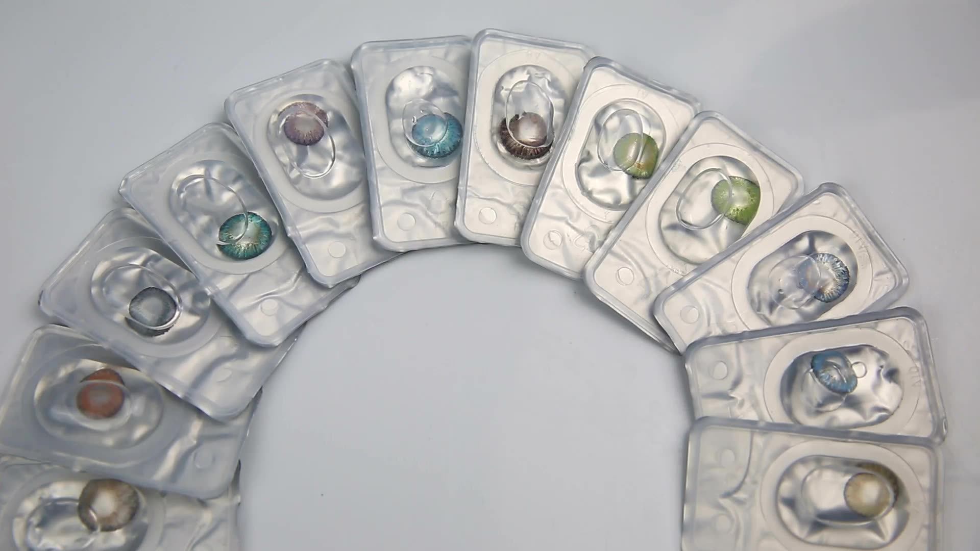 Realkoko Tri Color Fancylook Contact Lens Manufacturer New Three Tone ...