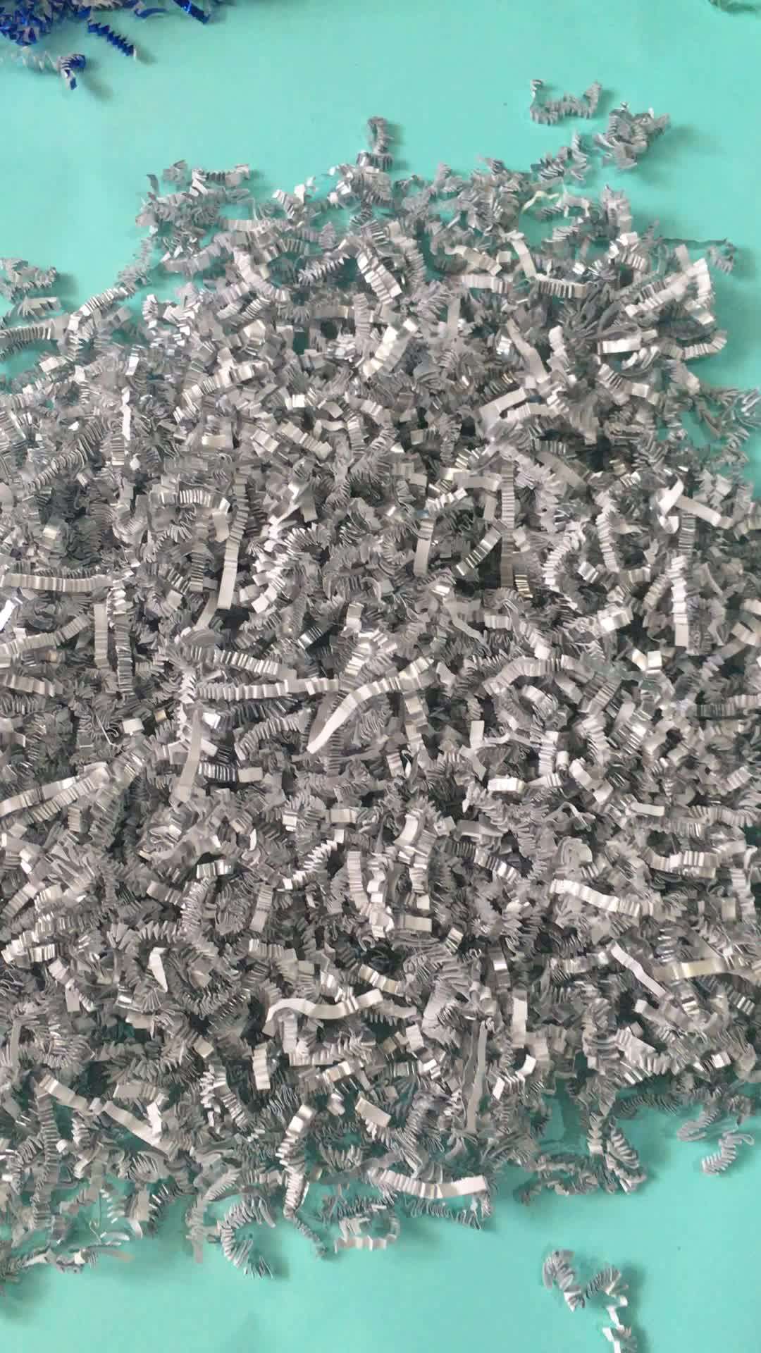 Metallic Rainbow Color Shred Paper For Basket And Box Filling - Buy ...