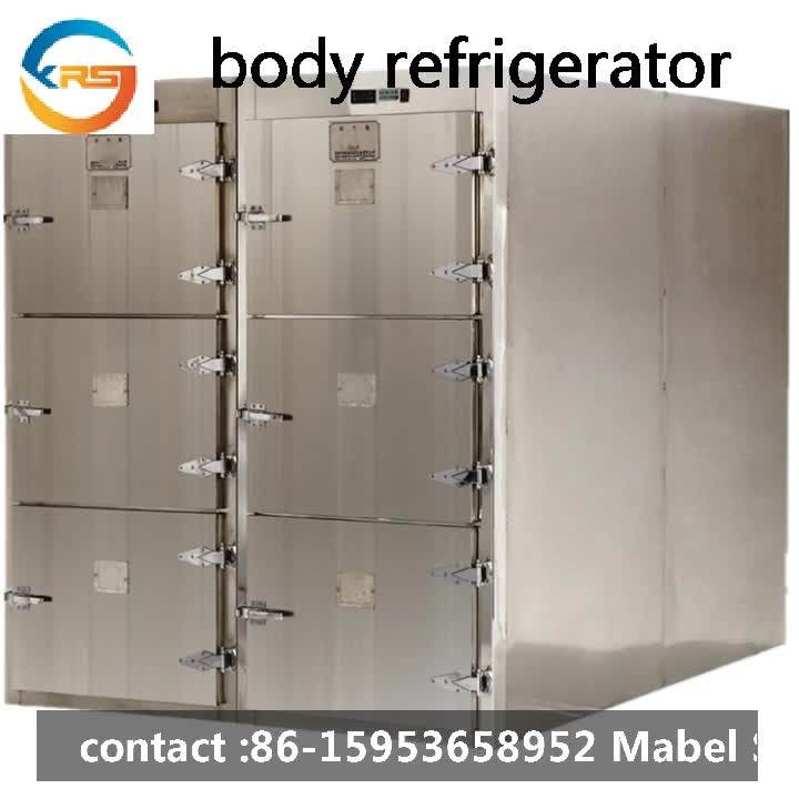 Funeral Supplies 3 Bodies Mortuary Freezer Embalming Equipment Mortuary ...