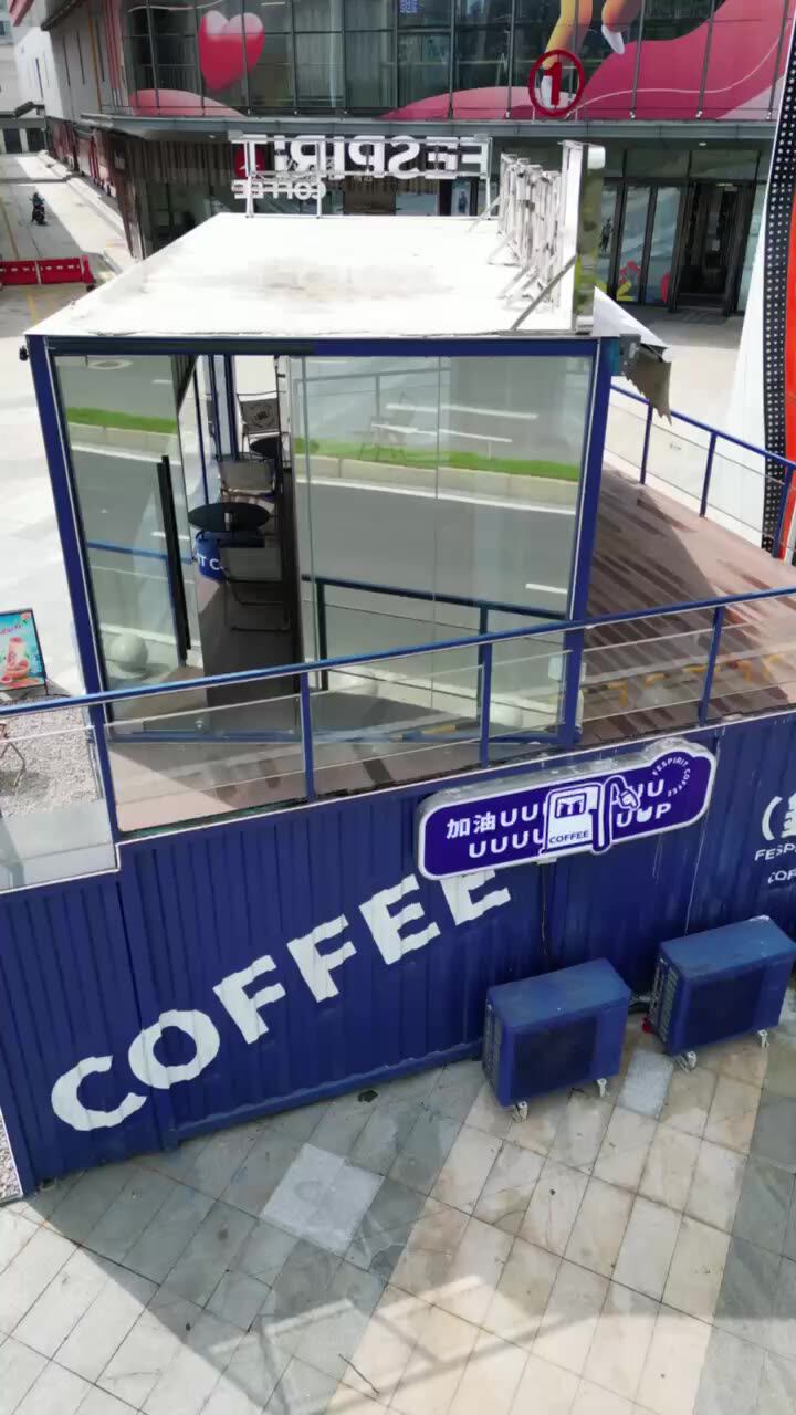 New Design 20ft 40ft Two-storey Building Modular Shop Office Cheap ...