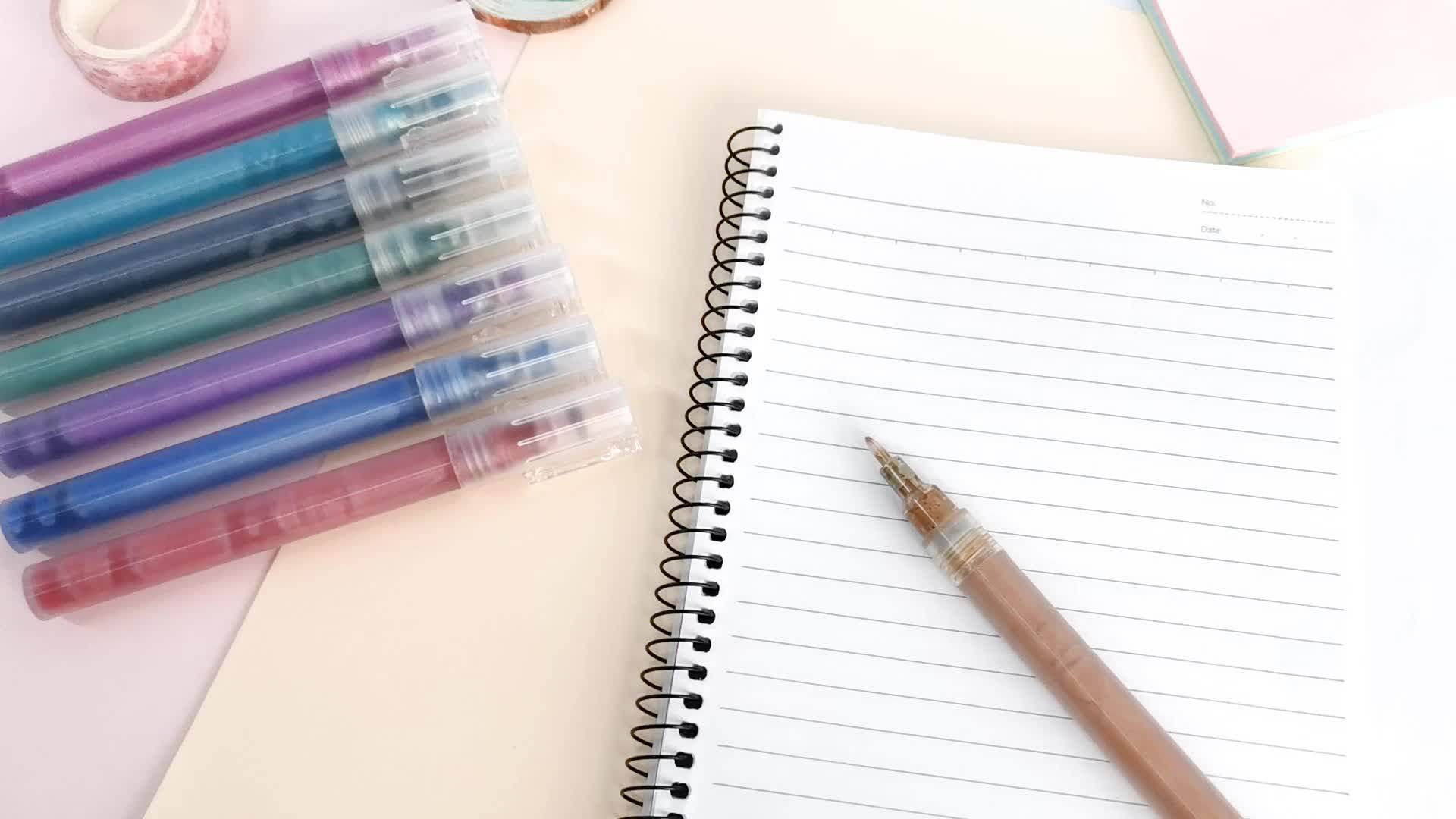 Magic Double-line Contour Pen Double Line Outline Marker Pens Diy ...