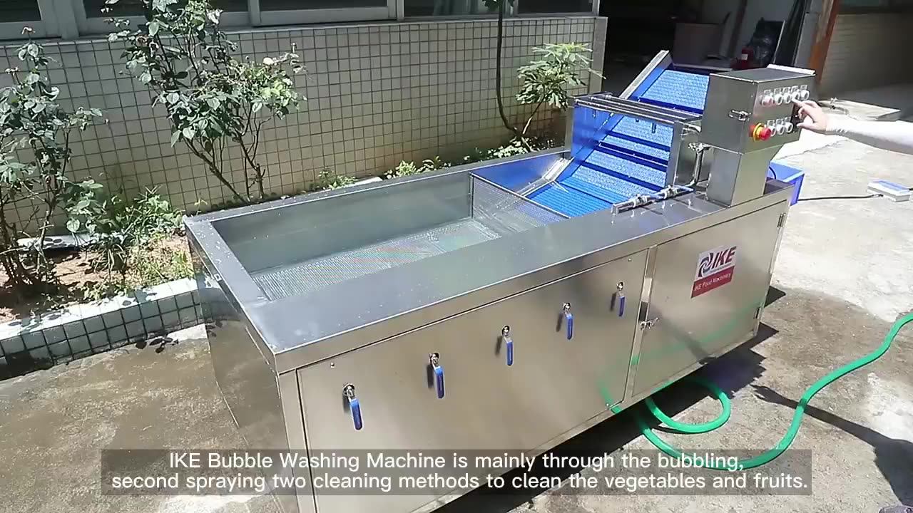 Industrial Vegetable Bubble Washing Machine Fruit And Vegetable Cleaning Machine Line Fruits And ...