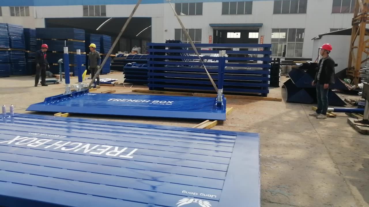 Trench Shield Trench Box Shoring Boxes In Pipeline Laying And ...