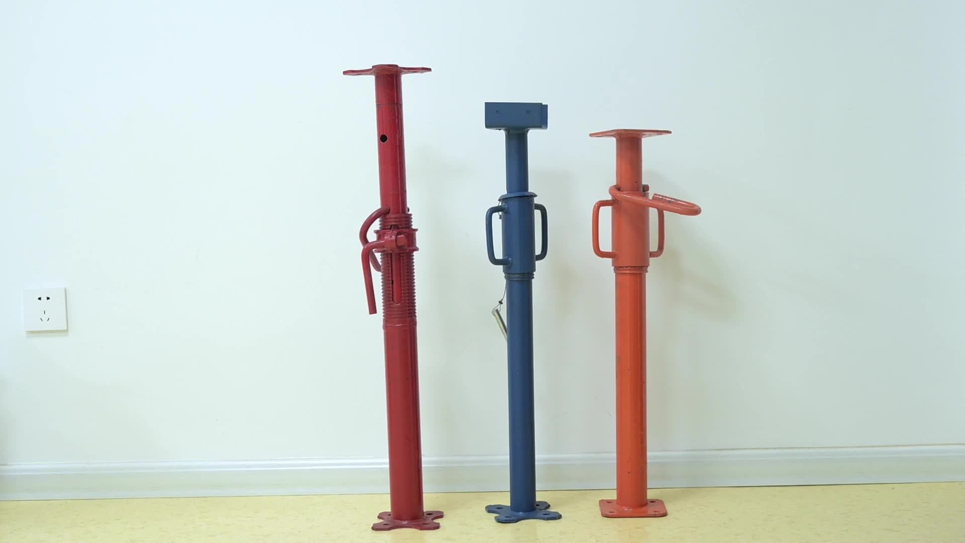 Galvanized Adjustable Scaffolding Shoring Steel Props Jack Post