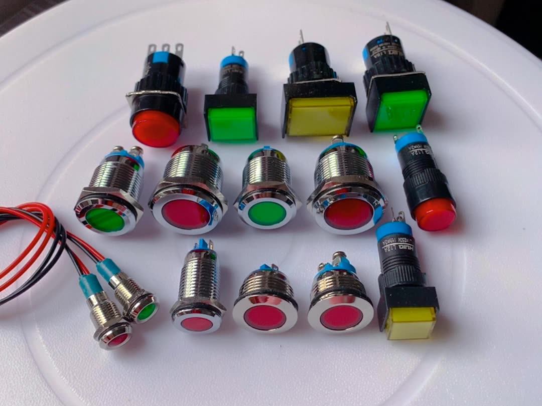 220v 16mm Led Green Color Led Pilot Lamp Signal Light Equipment ...