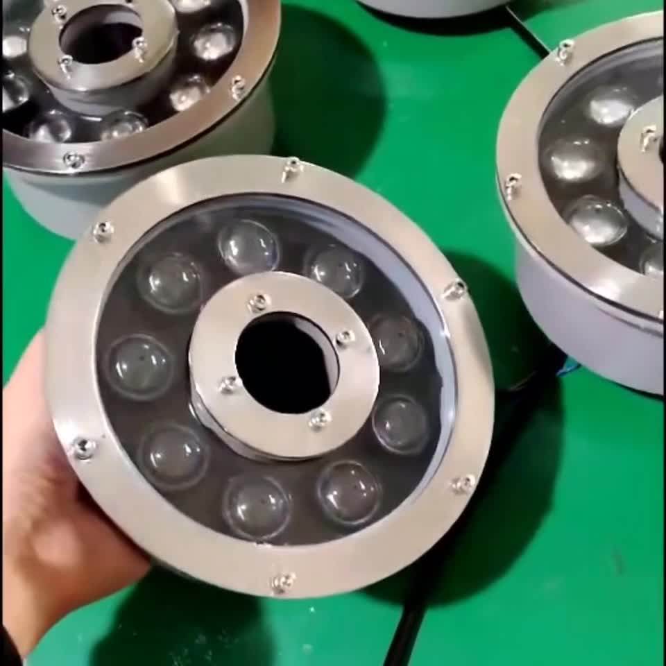 Stainless Steel Ip68 Underwater Rgb 12w 18w 24w 36w Led Fountain Light ...
