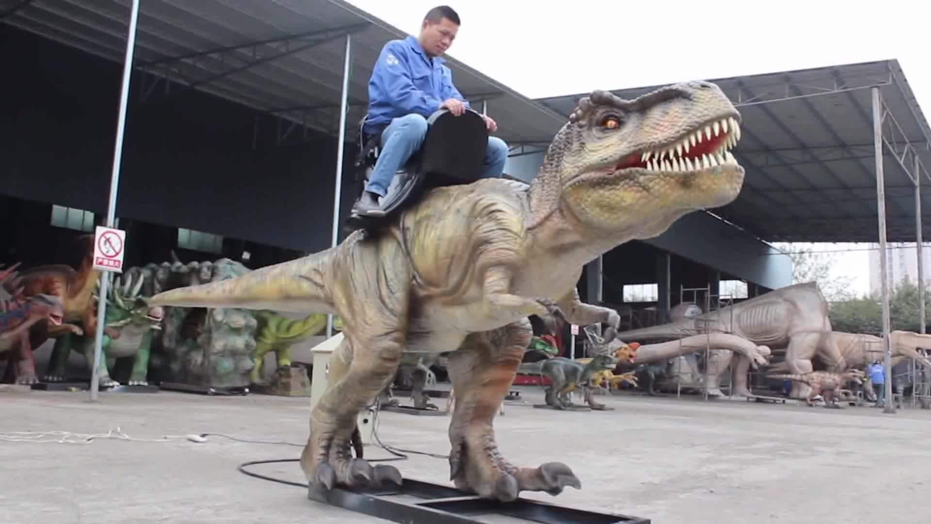 Funny Simulator Animatronic Walking Dinosaur Rides For Sale - Buy ...