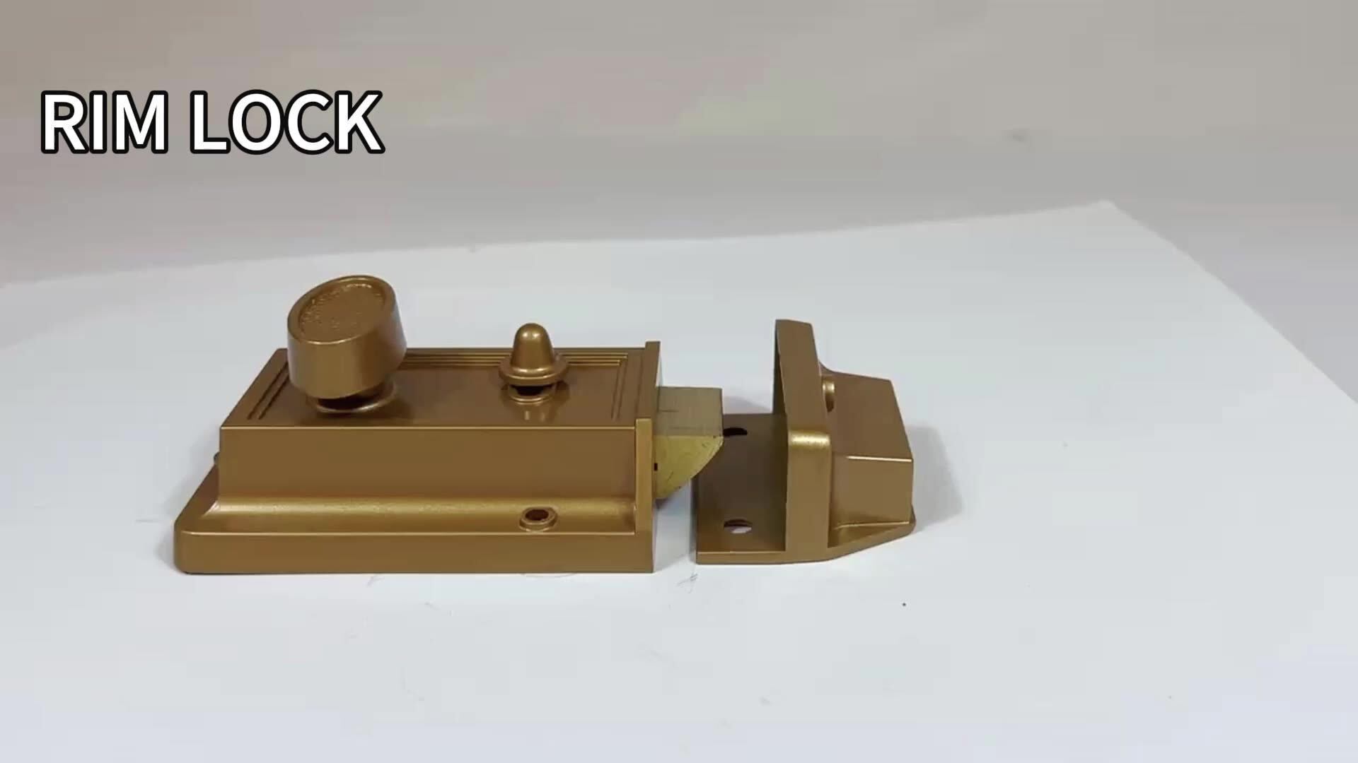 Keyman Single Side Brass Night Latch Rim Lock For Iron Gate - Buy ...