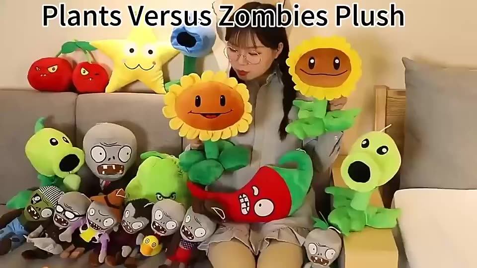 45 Styles Plush Stuffed Pvz Zombie Toys Birthday Halloween Gift For ...