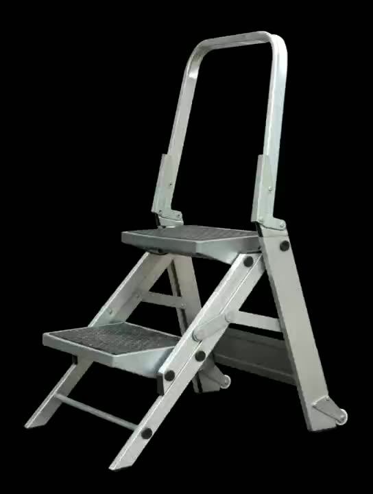 High Quality Outdoor Wide Platform Ladder Folding Aluminum Alloy Step ...