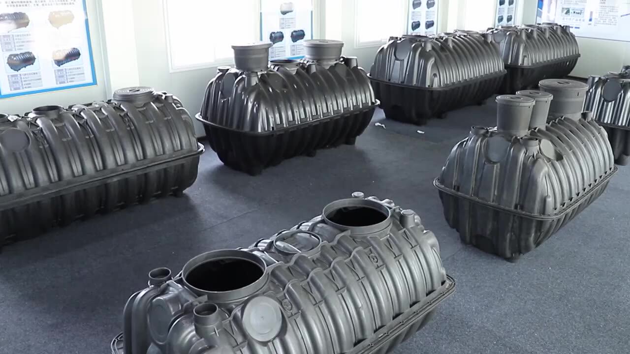 Hdpe Pp Three Chamber Underground Bio Aeration Septic Tank 0.6cbm -2 ...