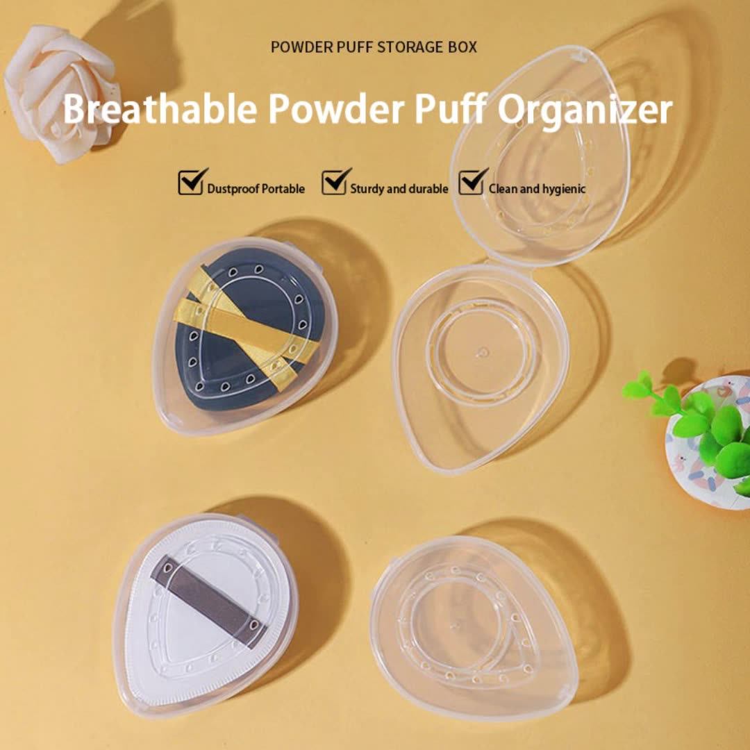 Marshmallow Single And Double Layer Air Cushion Powder Puff Storage Box ...