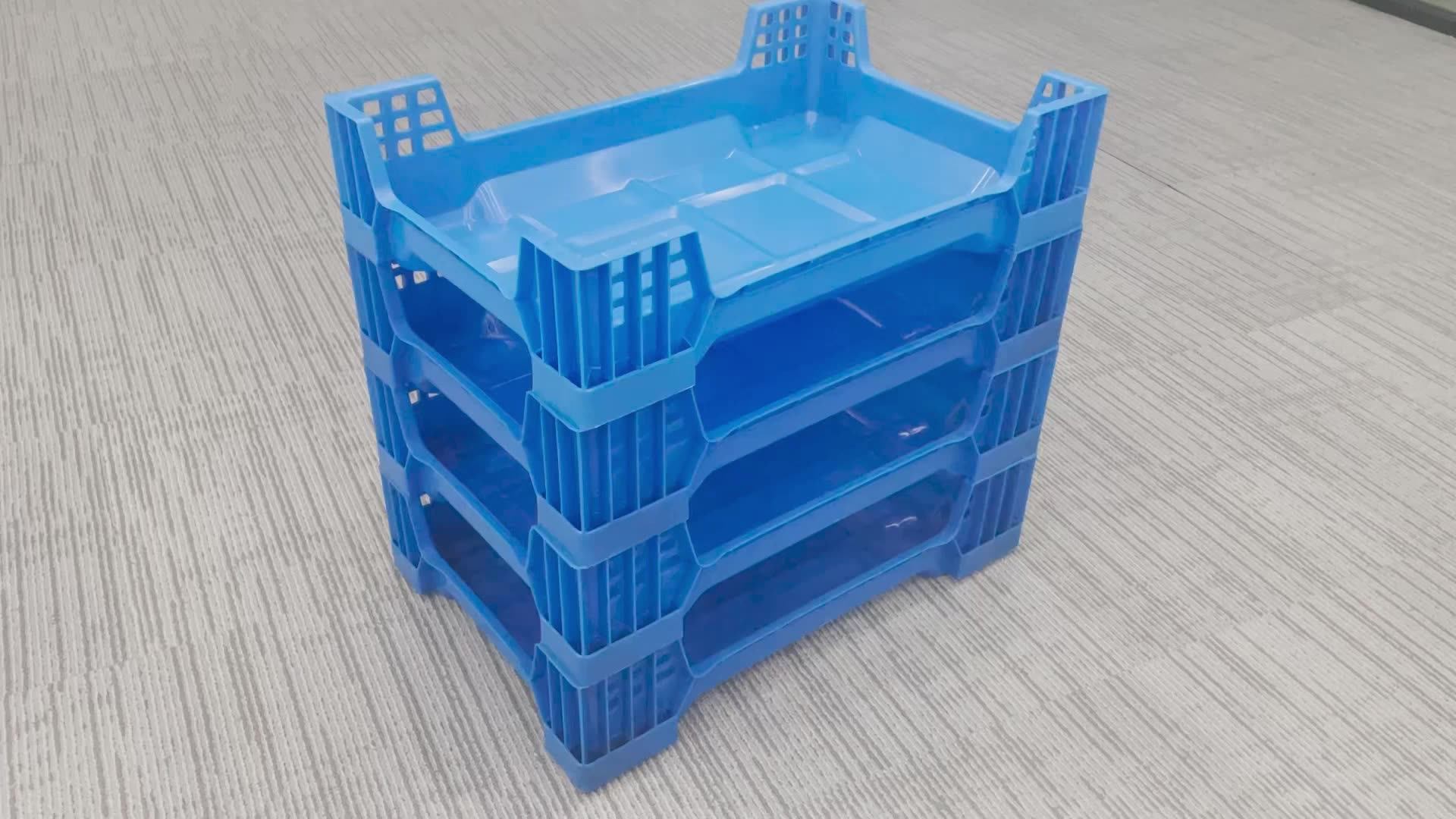 Customized Size Stackable Mealworm Breeding Tray Plastic Bsf Tray ...