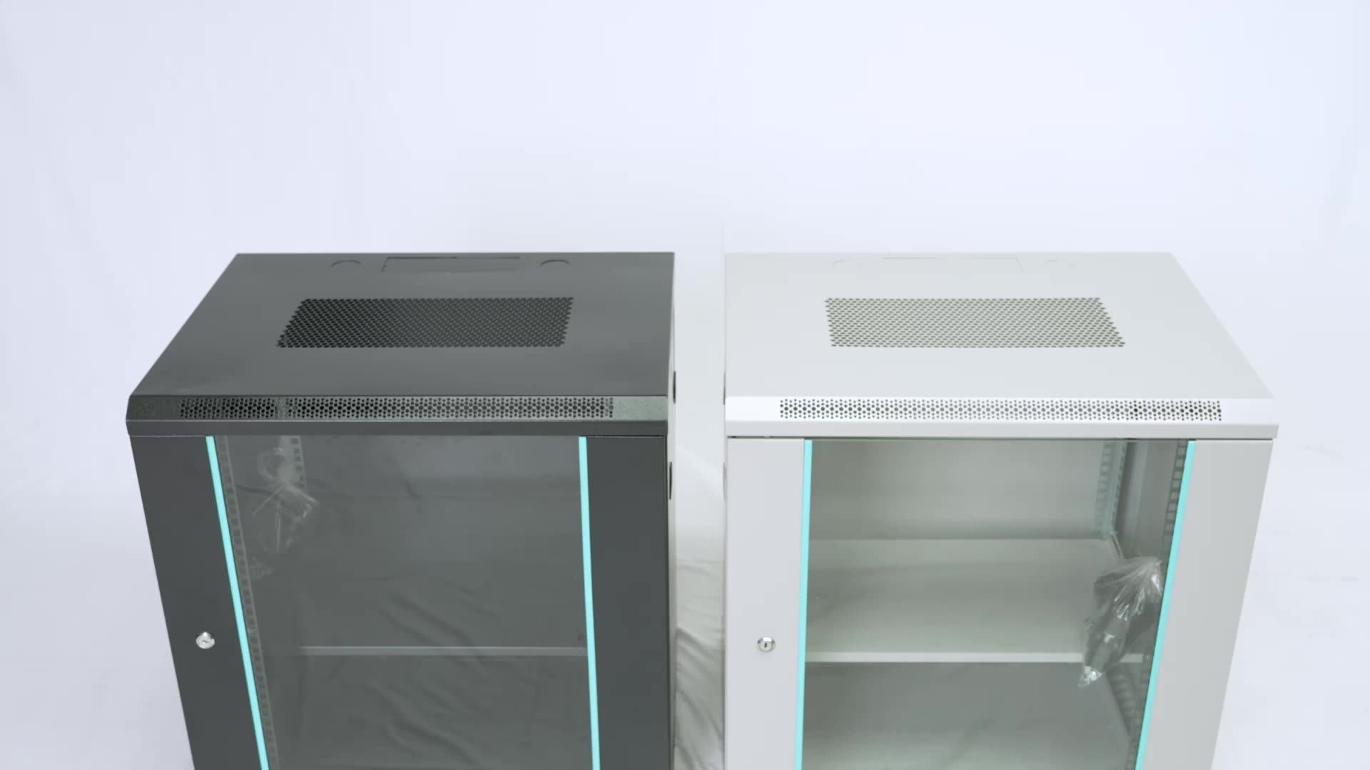 Glass Door 6u Wall Mount Cctv Network Cabinet Box Metal Internet Small ...