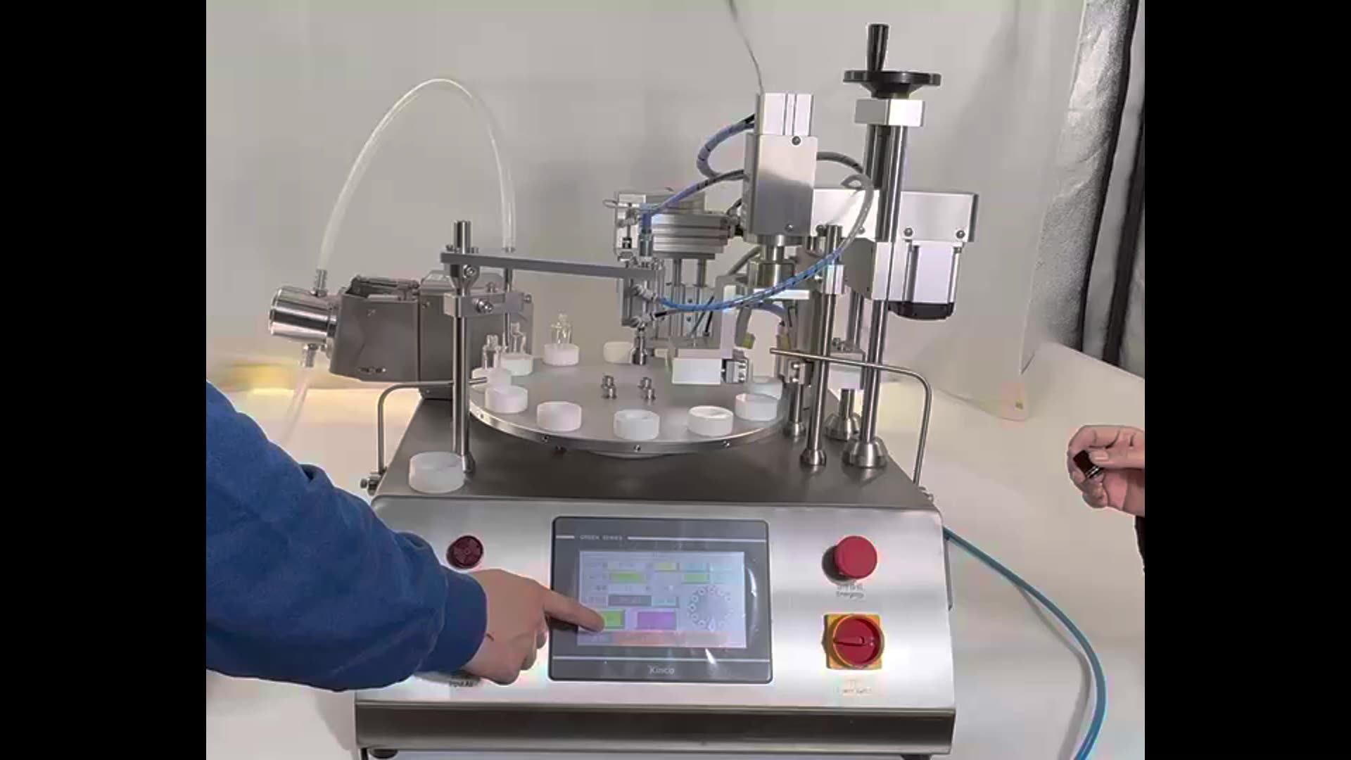 Vacuum Blood Collection Tube Filling Capping Assembly Machine Semi ...