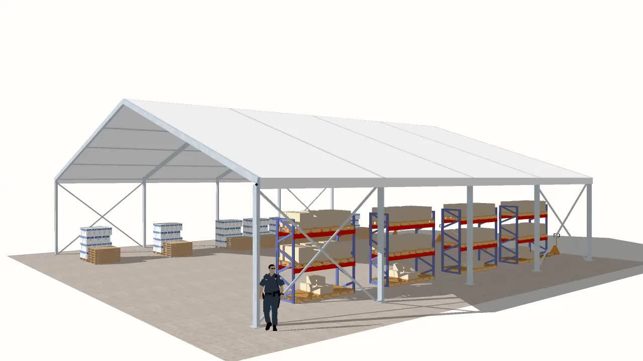 Large Metal Tent Structure Warehouse - Buy Metal Structure Warehouse ...