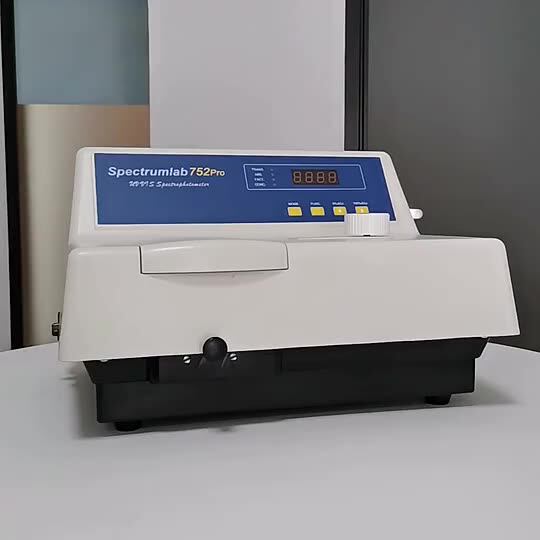 Laboratory 752 Pro Uv-vis Spectrophotometer 2nm Bandwidth Spectrometer ...