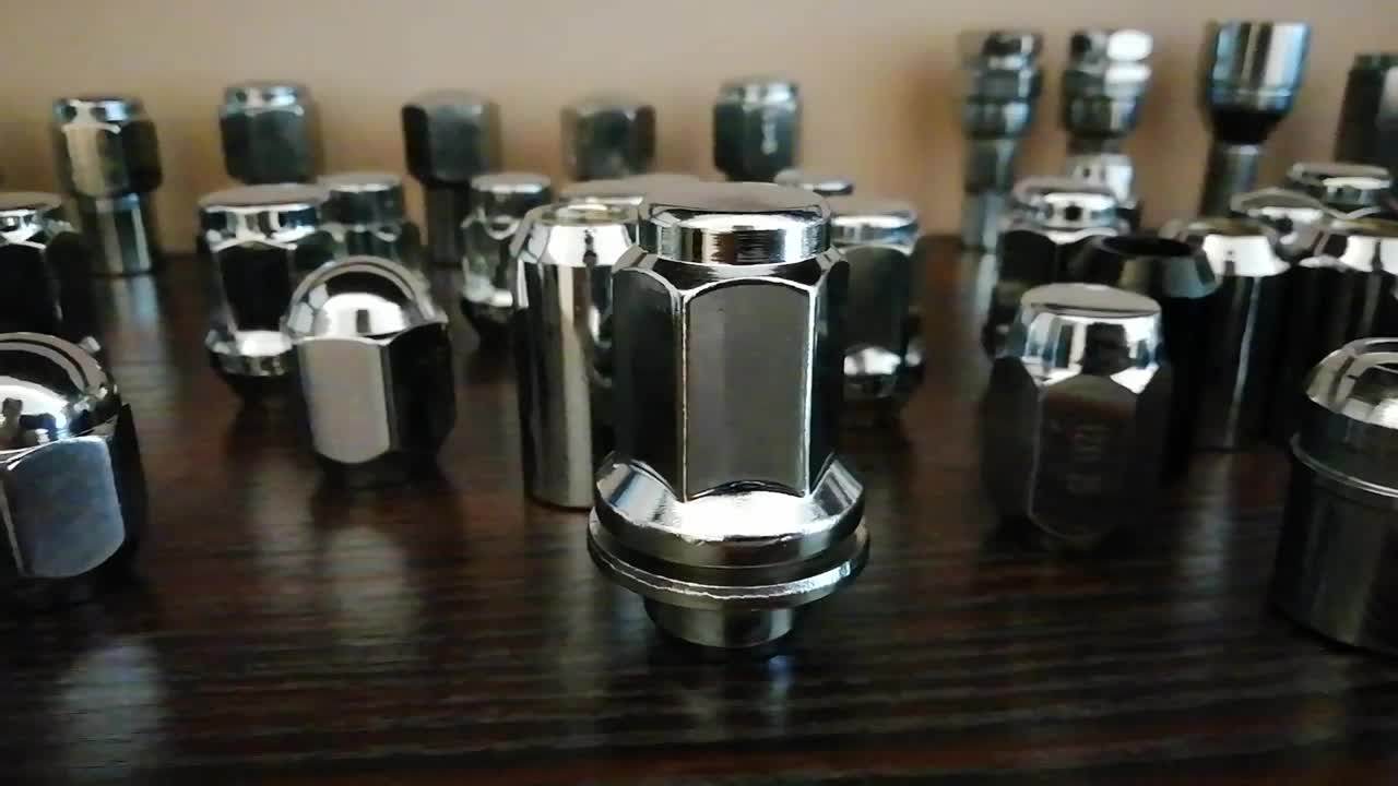 Chrome Wheel Nut M12x1.5 For Toyota - 21mm Hex 47mm Length Oem 90080 ...