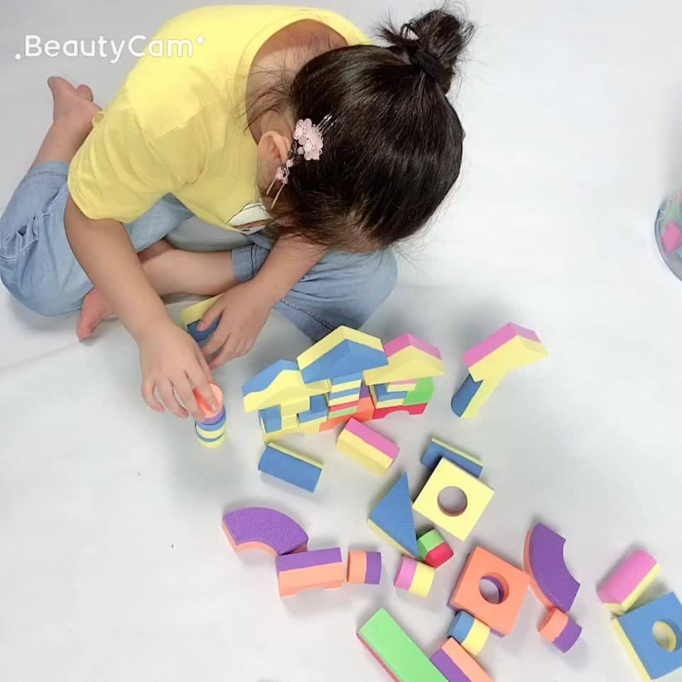 Children Educational Diy Large Foam Eva Building Block - Buy Foam ...