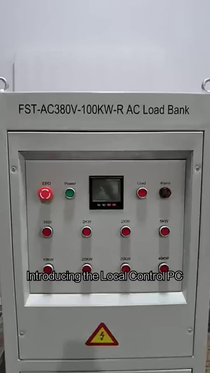 Local Control 50kw Ups Capability Resistive Ac Dummy Load 380vac Three ...