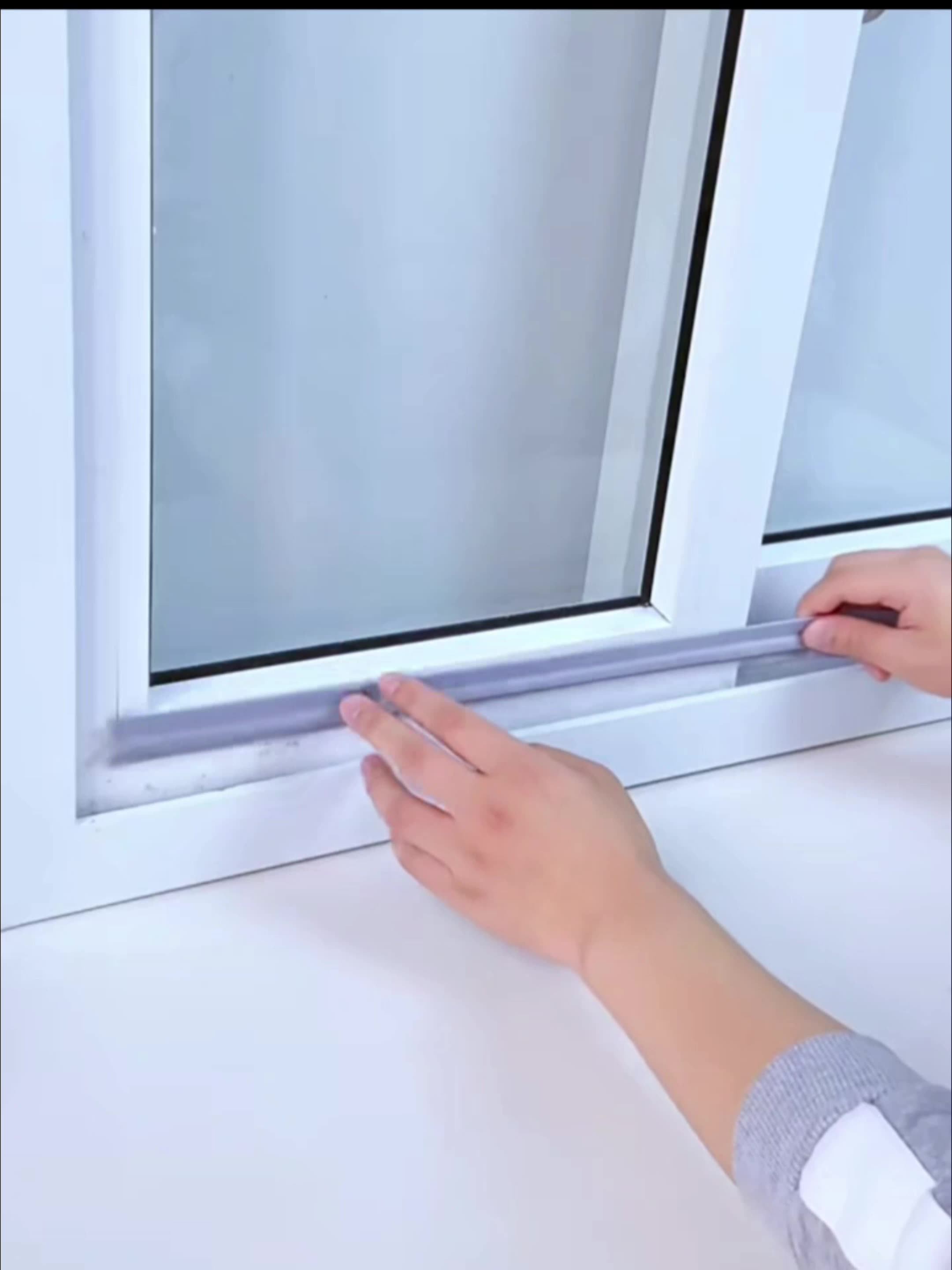 Pu Covered Wooden Door Sealing Strip Card Slot Type Anti-collision ...