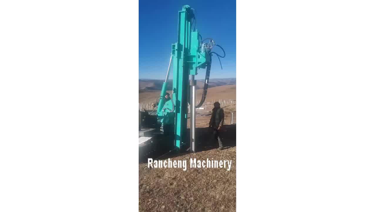 30m Solar Pile Driver Drilling Machine Construction Machine And ... 30m Solar Pile Driver Drilling Machine Construction Machine And ...
