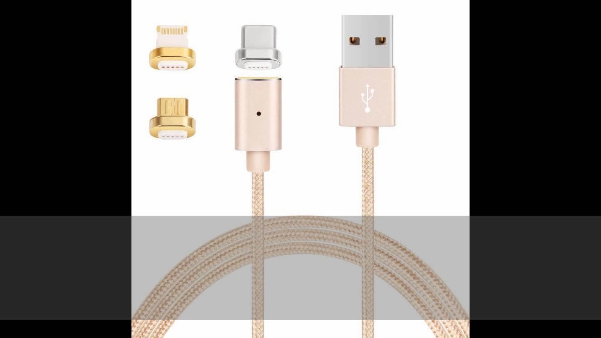 2.4a Fast Charging Data Sync Mobile Phone Magnetic Android 3in1 Usb ...