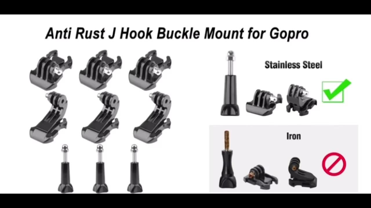 Custom Motorcycle Helmet Chin Mount Kits For Gopro Hero 11 10 9 8 7 ...